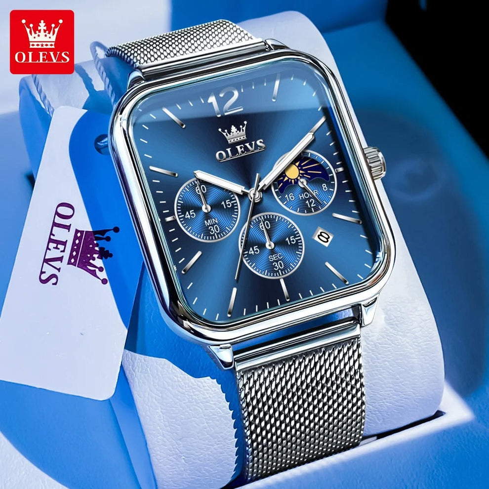 RENOS Luxury Watch, Blue – SUDGADGETS